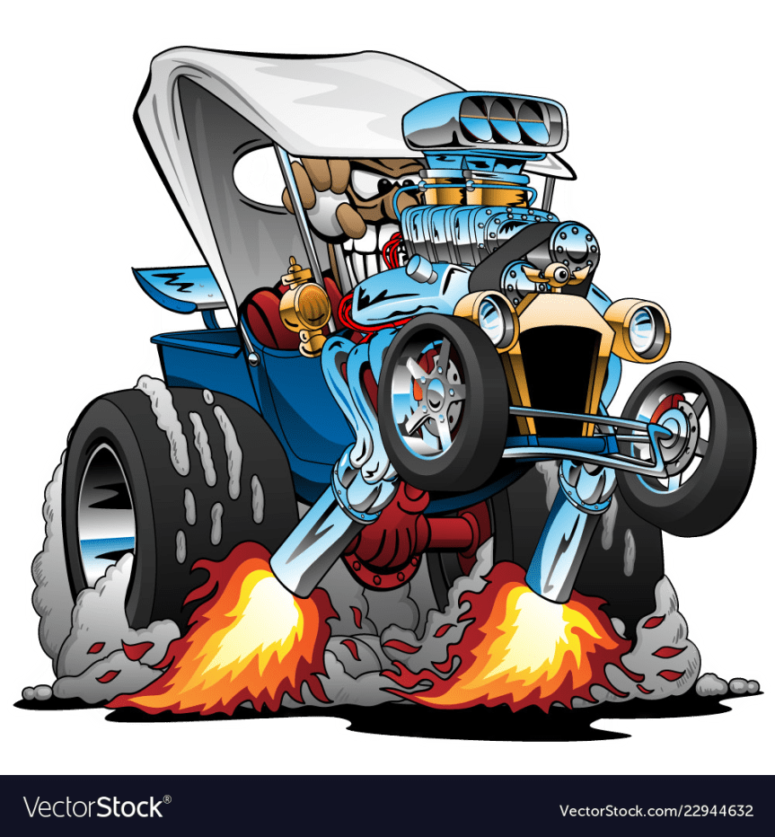 CARTOON HOT RODS – INDY RAMBLER