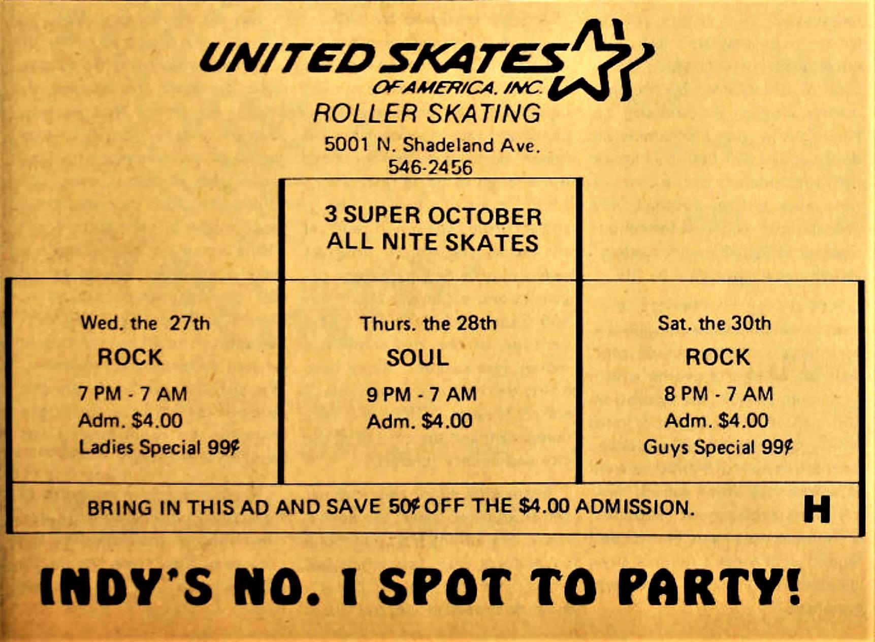 INDIANAPOLIS ROLLER SKATING – INDY RAMBLER